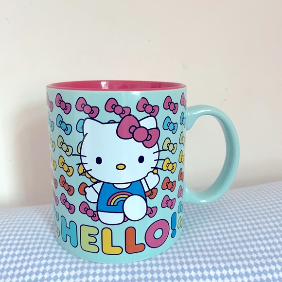 Hello Kitty | Other | New Sanrio Hello Kitty Ceramic Maroon Mug 2oz ...